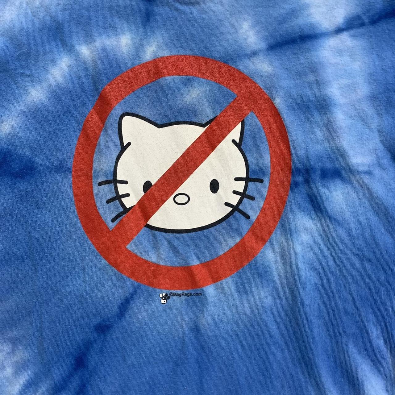 Anti hello kitty t shirt Funny print #y2k... - Depop