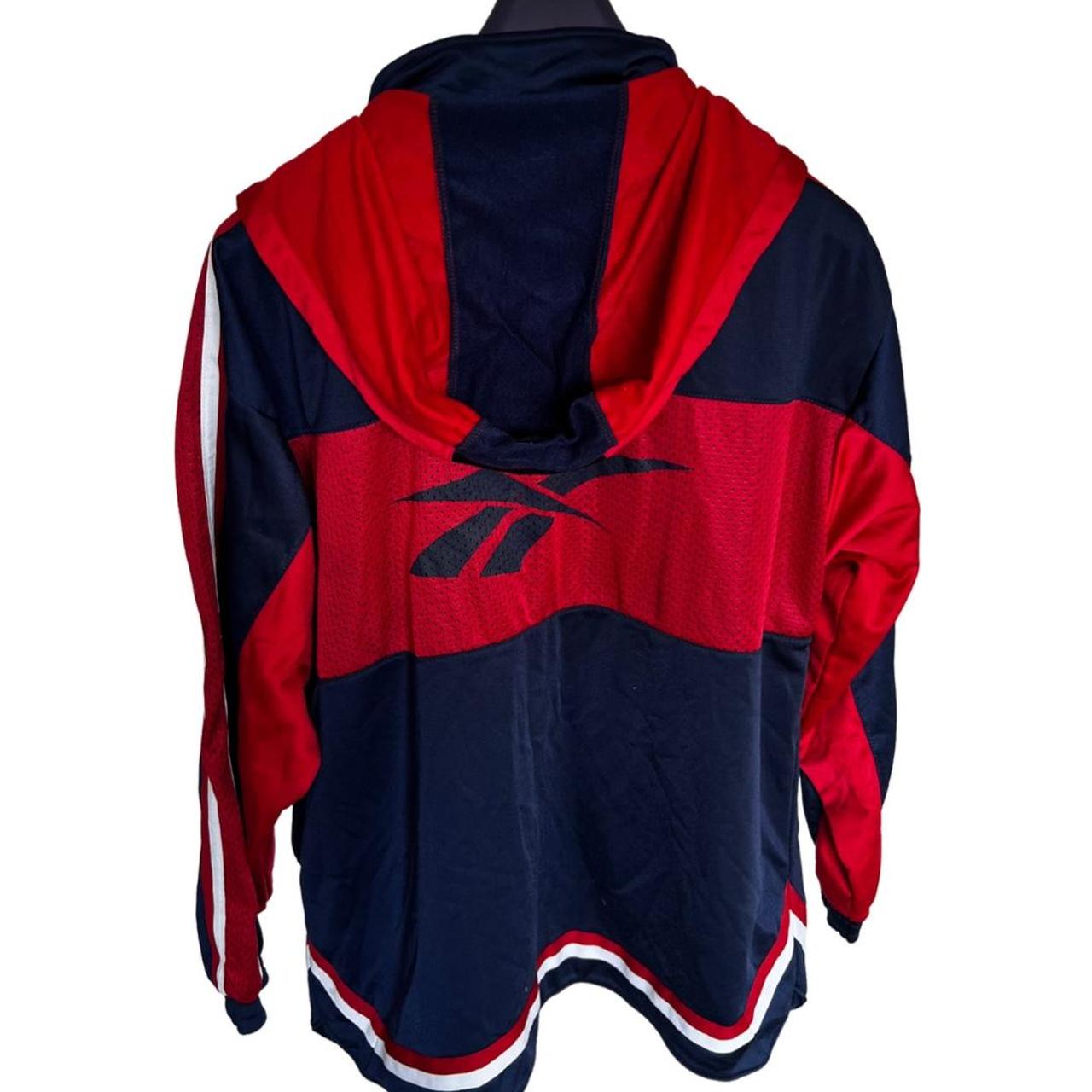 VINTAGE ‘90s REEBOK SPELLOUT TRACKSUIT JACKET, SIZE... - Depop