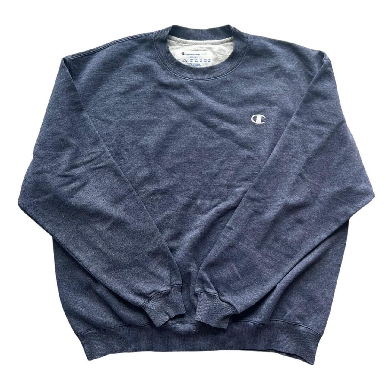 Dark Grey Champion Sweater, Size XL Soft, comfy &... - Depop