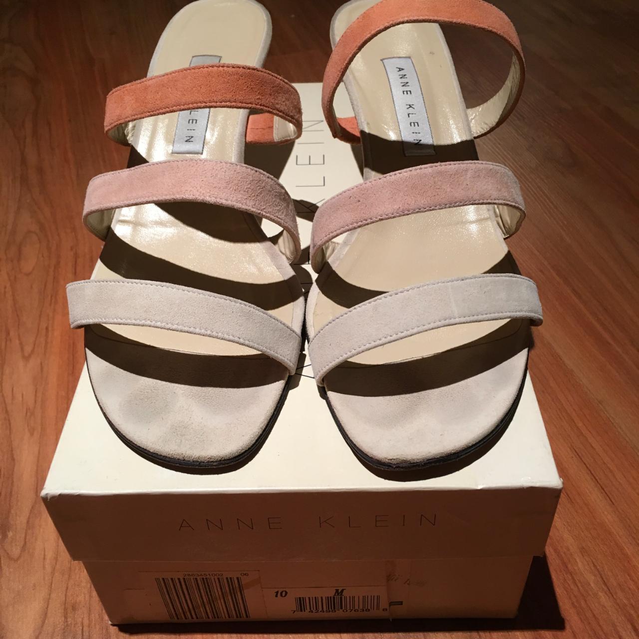 Anne Klein vintage narrow heel sandals. Autumn... - Depop