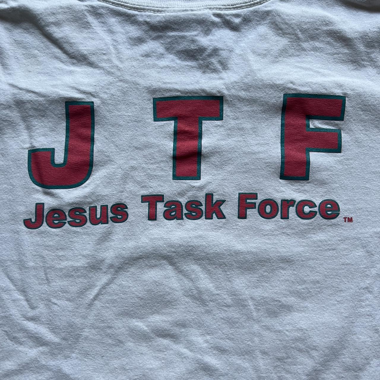 Jesus Task Force tee. “A Spiritual Boot Camp For Men... | Depop