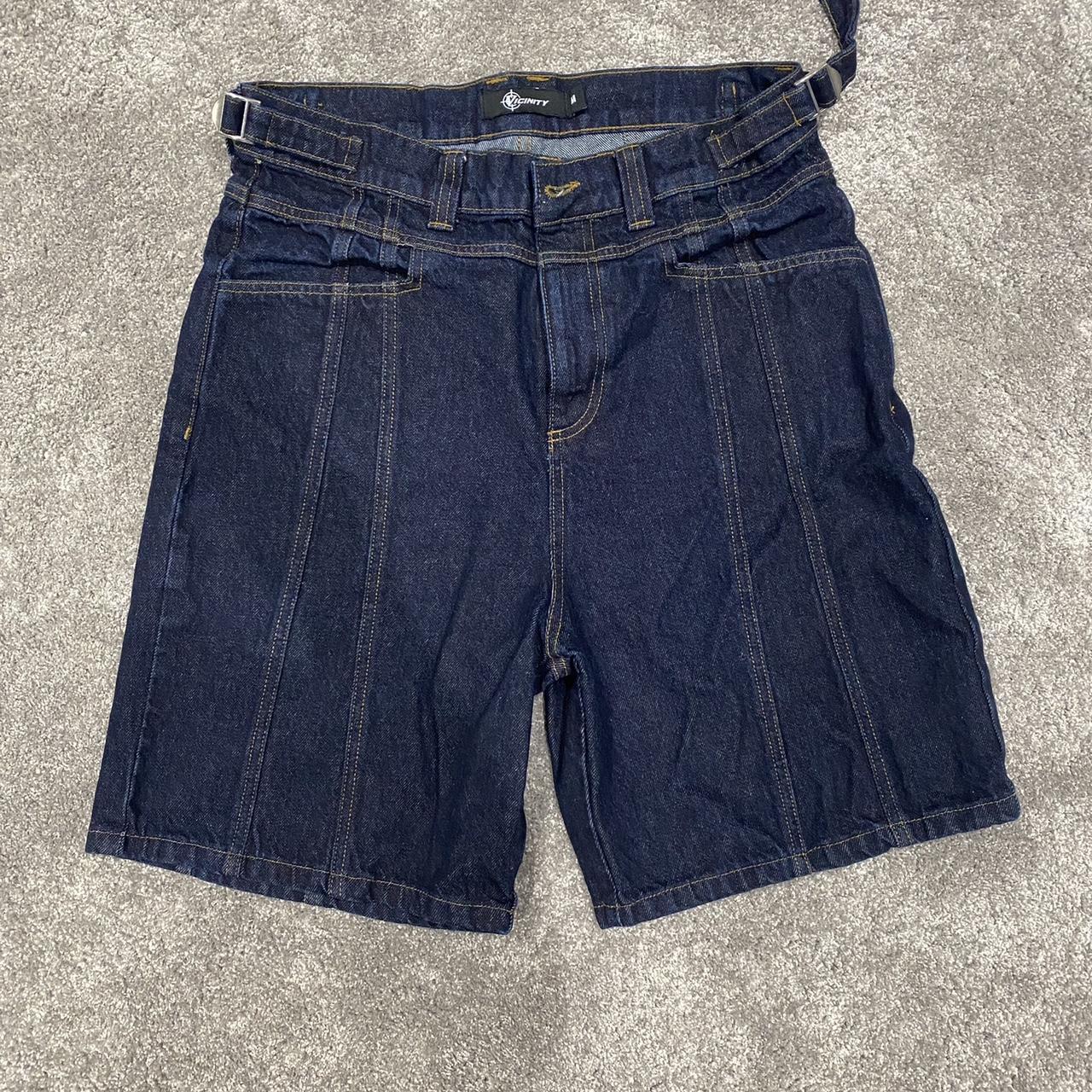 Vicinity raw denim jorts Rare piece Perfect... | Depop