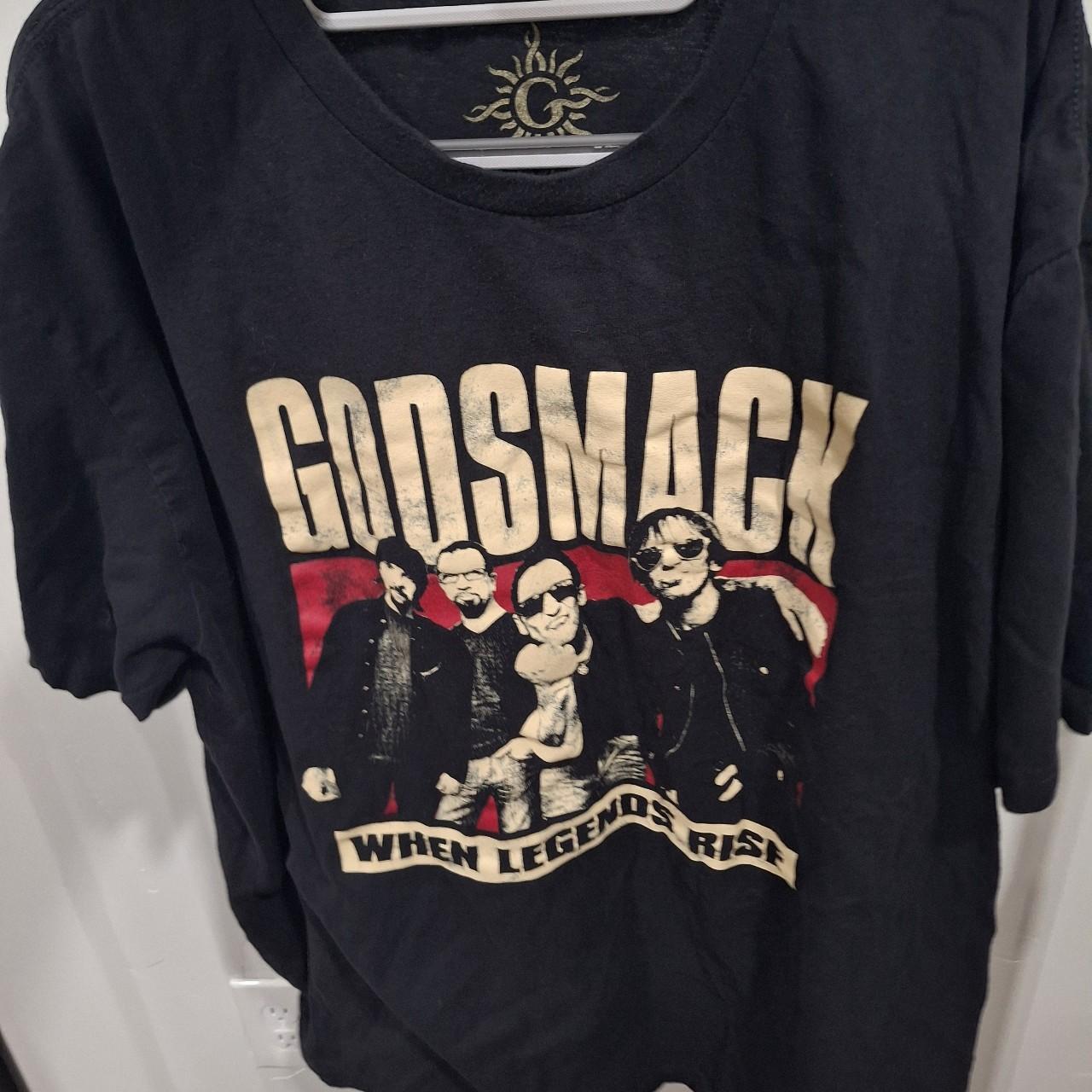2XL Godsmack black When Legends Rise tour... | Depop