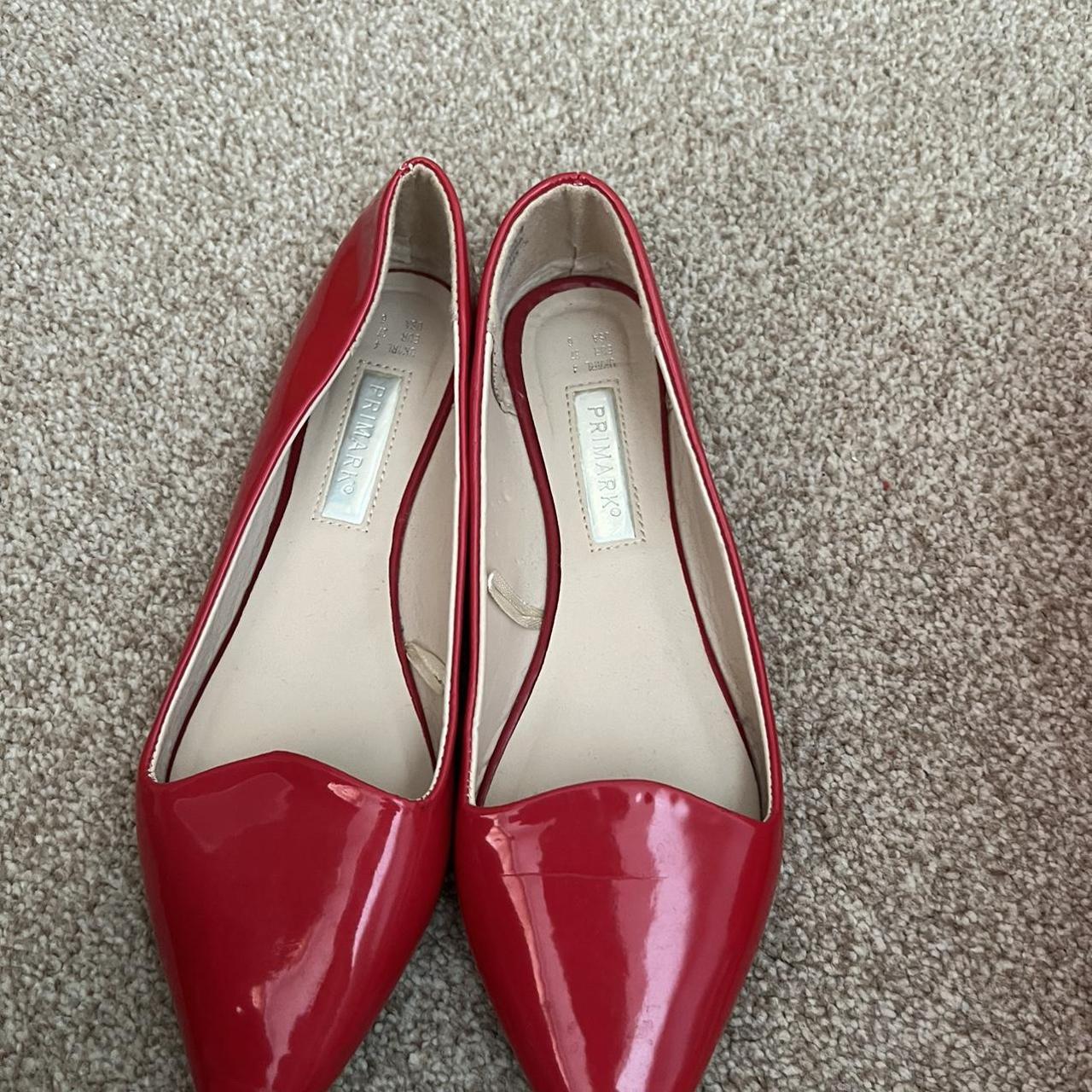 Primark Women's Red Ballet-shoes | Depop