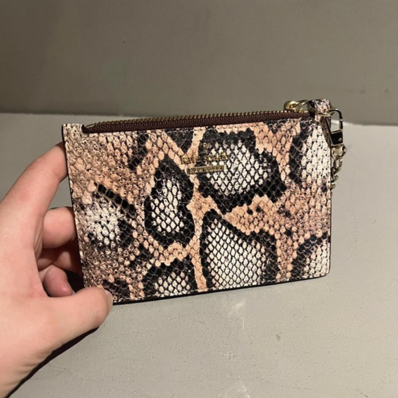 Snake skin coin purse with removable chain. Really... - Depop