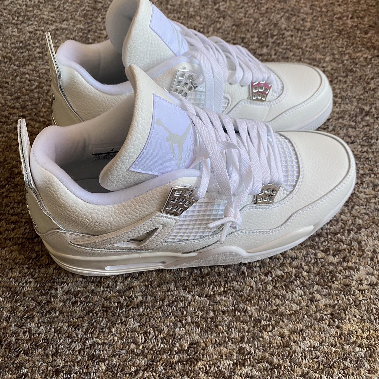 Jordan 4s pure money Authentic size 6.5 Never worn,... - Depop