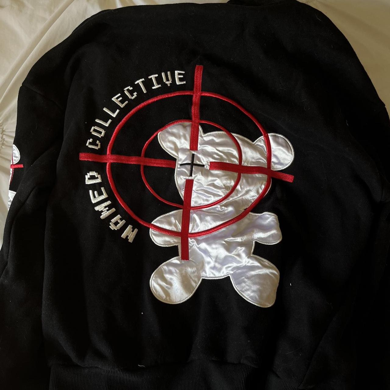 Named Collective Men's Red and Black Jacket | Depop