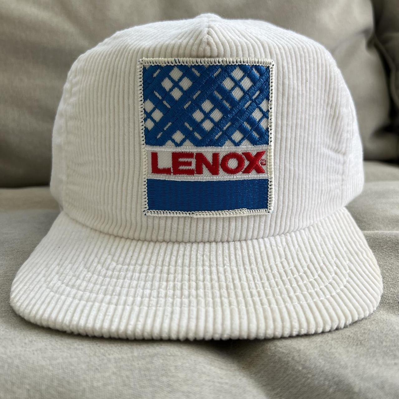 Vintage Lenox Corduroy Trucker Cap Made in the... - Depop