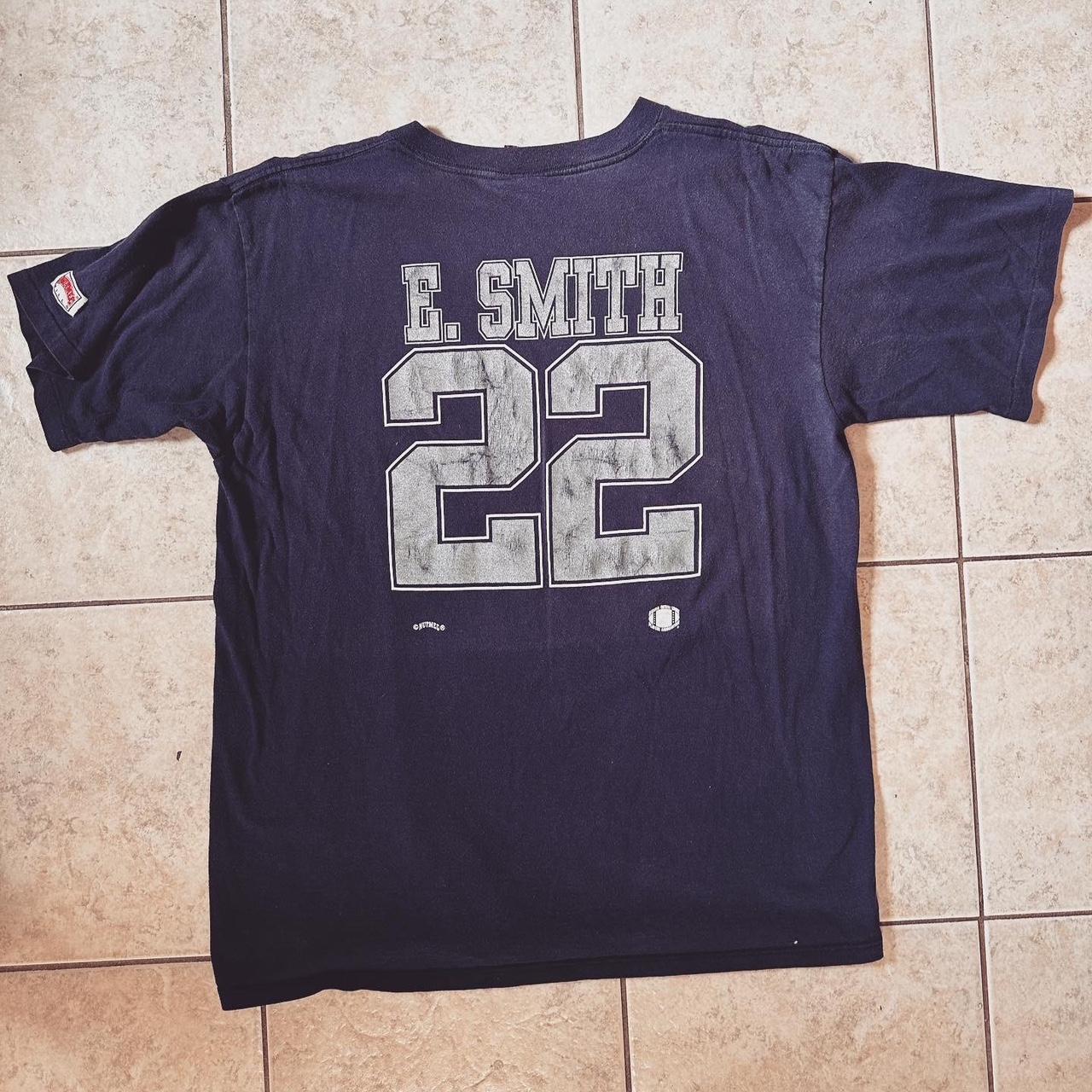 Vintage 90s Nutmeg Cowboys Tee Emmitt Smith $25 - Depop
