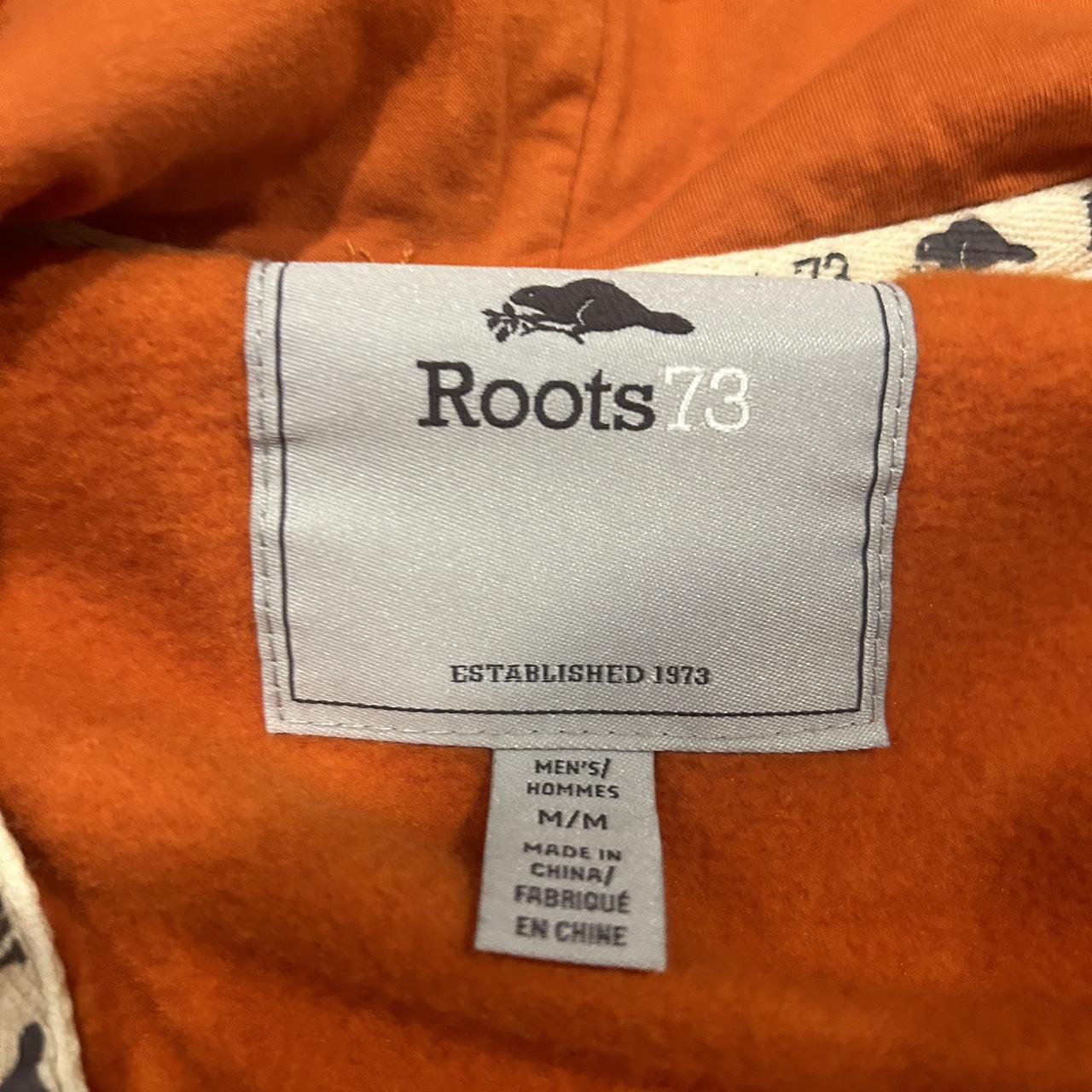 Orange Roots 73 Zip Up Hoodie | Depop