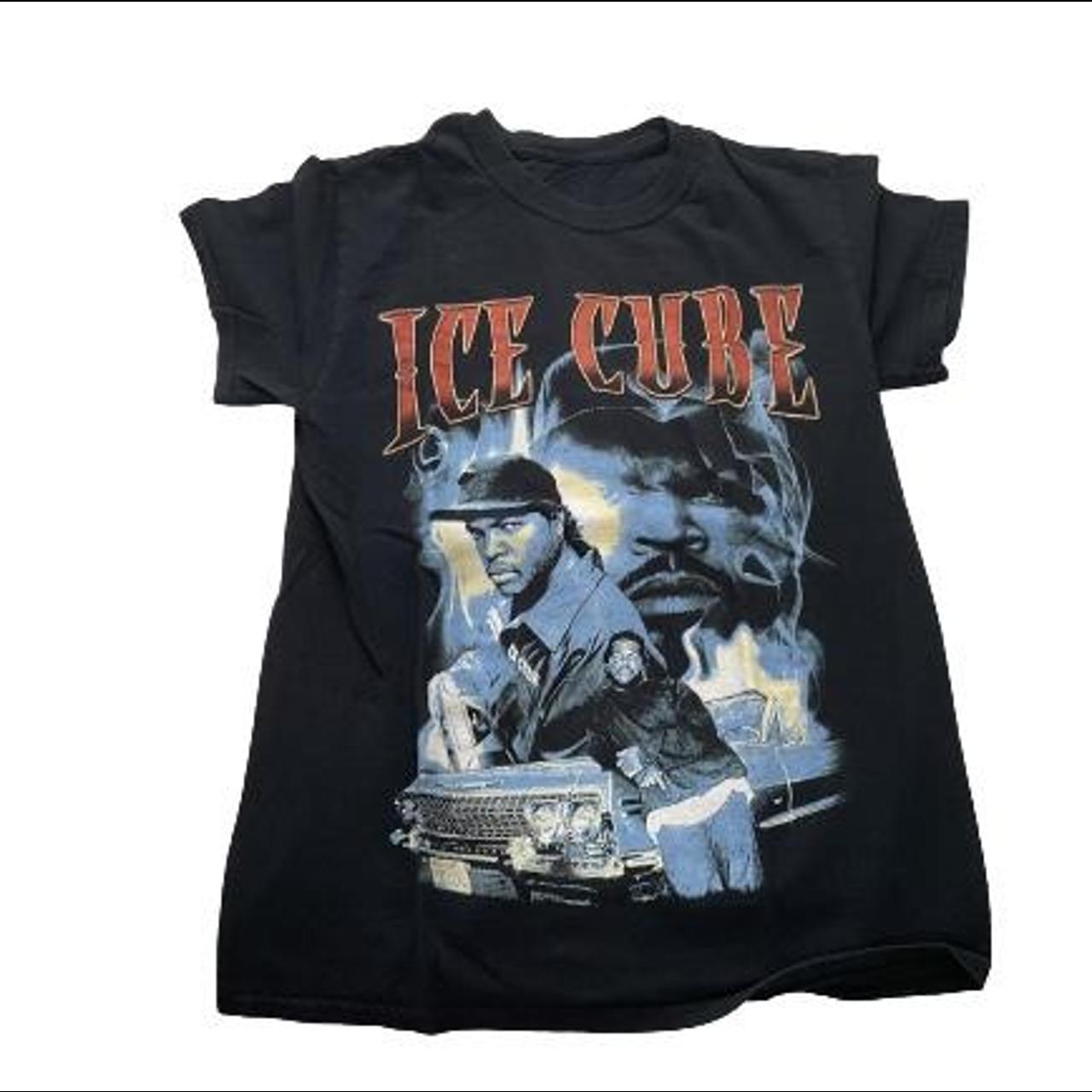 graphic ice cube t shirt!! slight cracking in some... - Depop