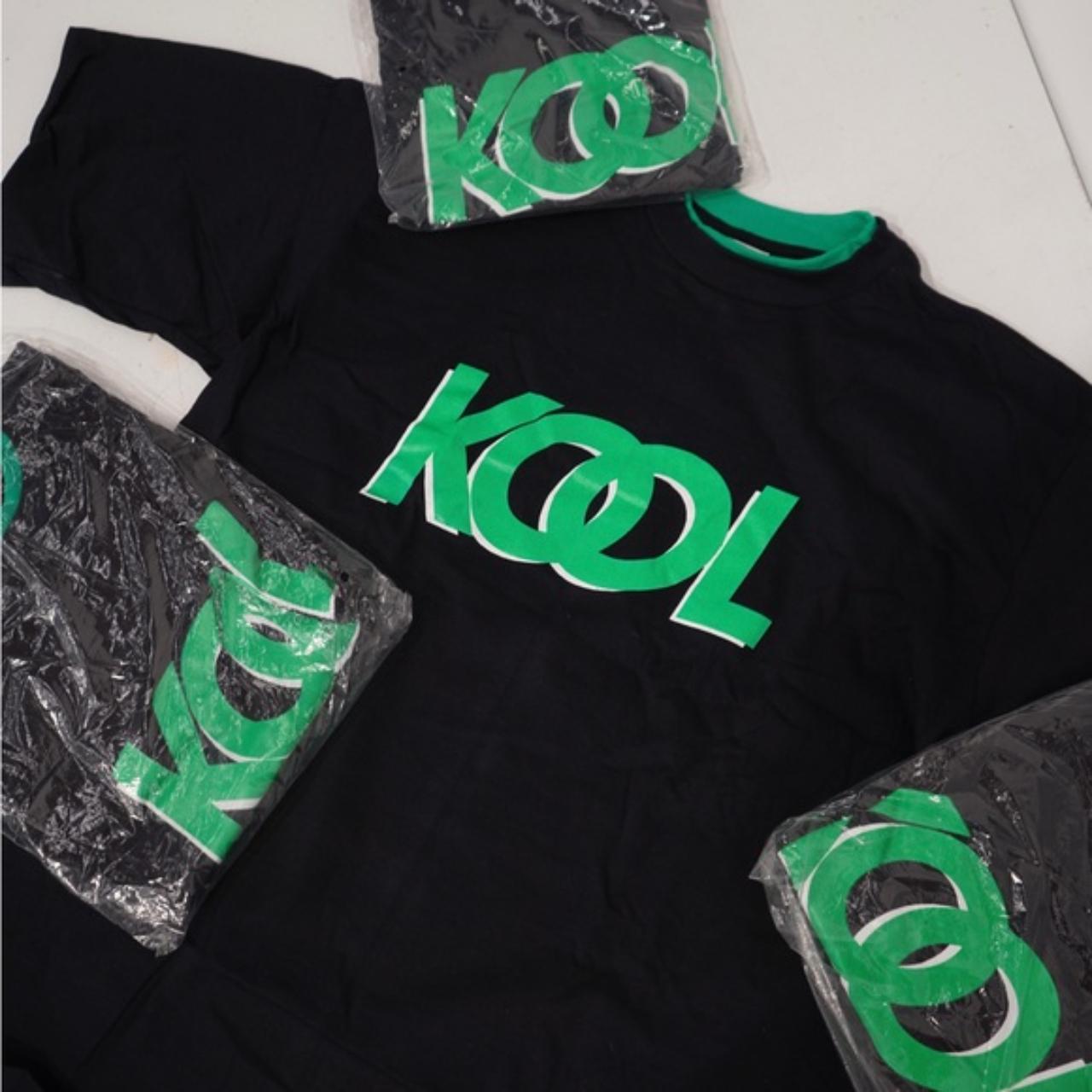 Vintage 90s KOOL Cigarette Brand T-shirt A Black And... - Depop