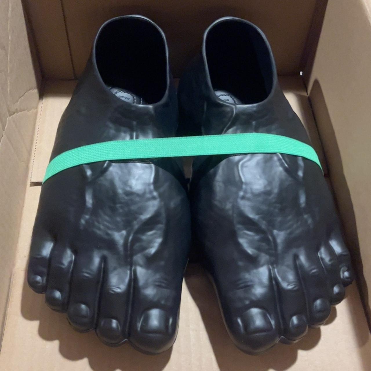 black imran potato crocs COLLABORATION size M (fits... - Depop