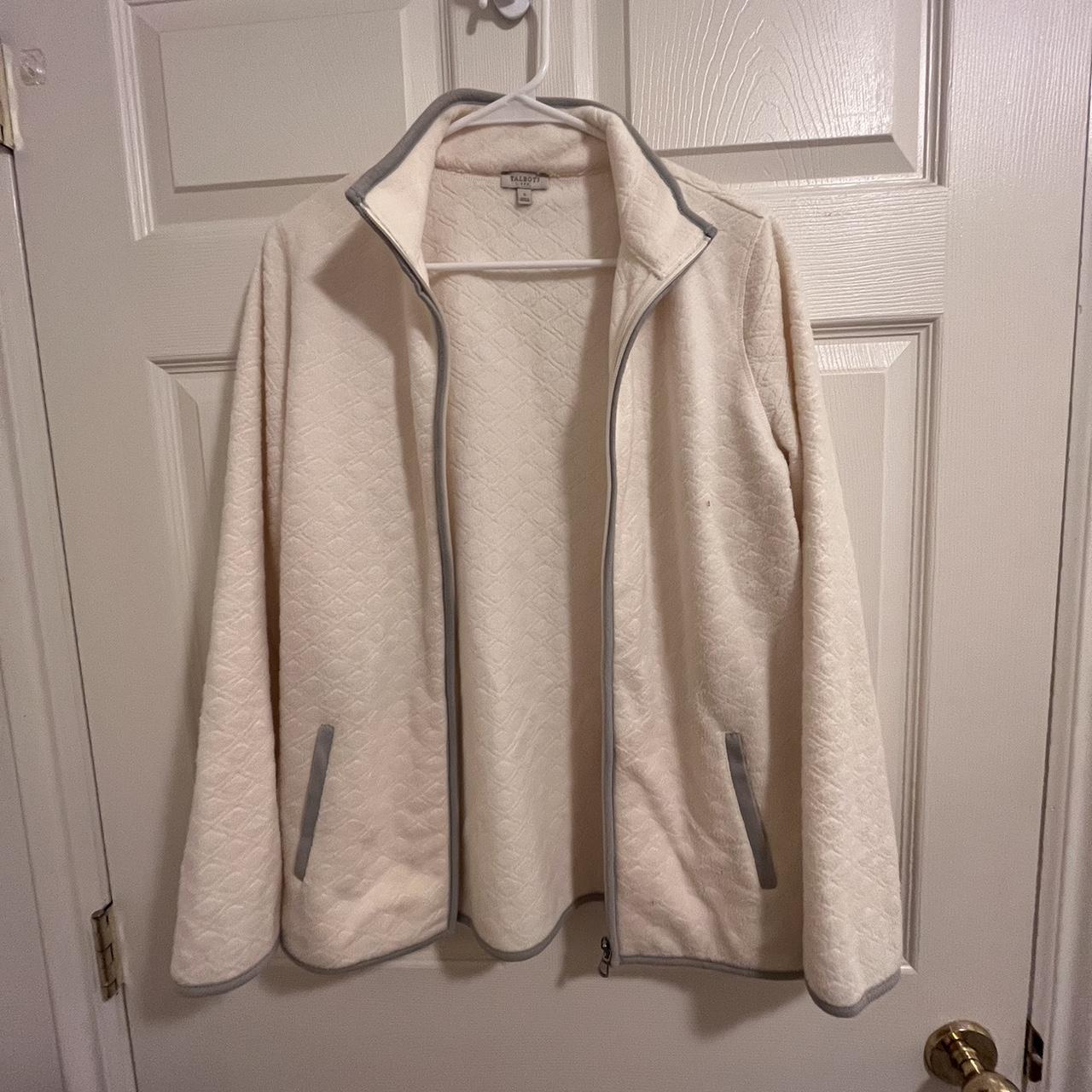 Soft White-Cream Jacket - Depop