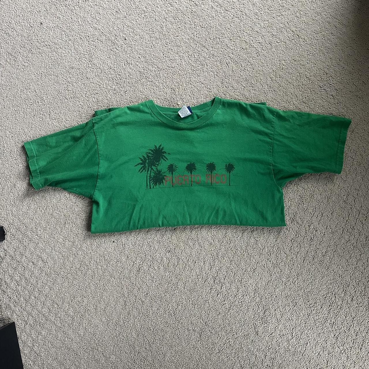 Light green - Puerto Rico shirt - Depop