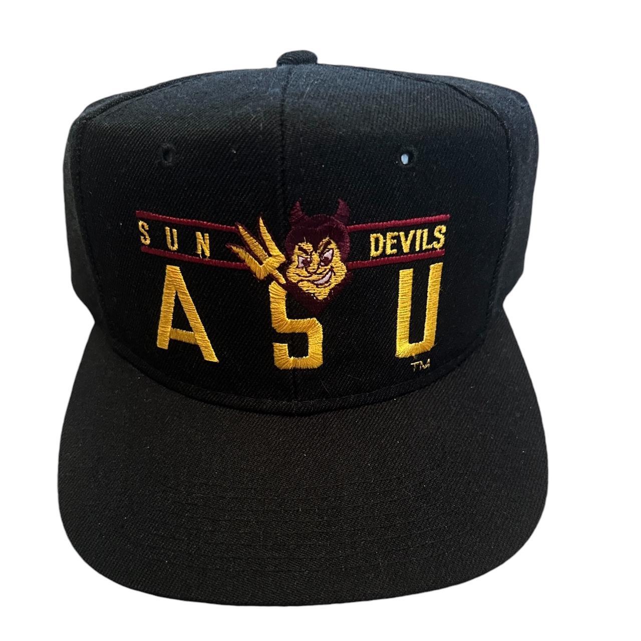 Vintage ASU Sun Devils SnapBack Youngan... - Depop