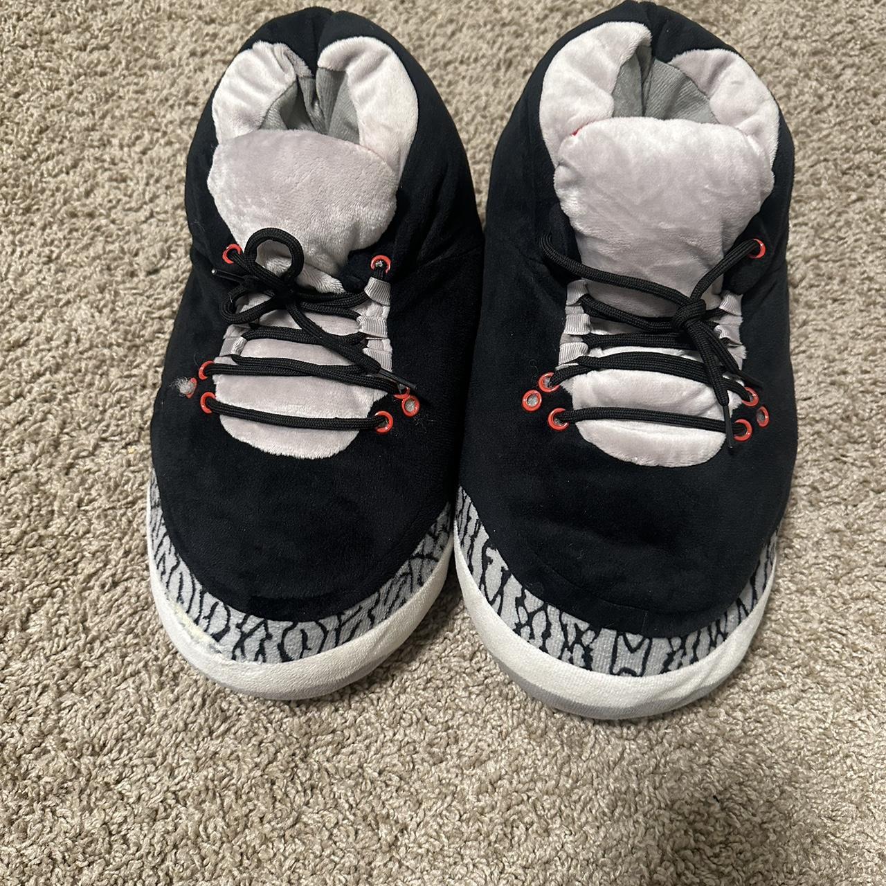 Jordan 3 fluffy shoes - Depop