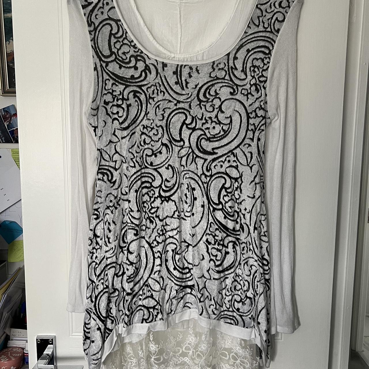 Long sleeve layered top Under vest with... - Depop