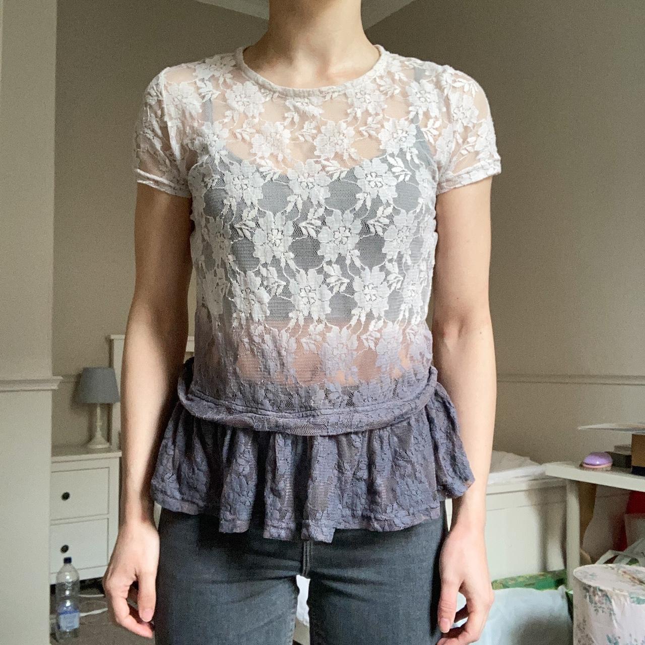 Pretty lace top by ASOS. Still in good condition as... - Depop