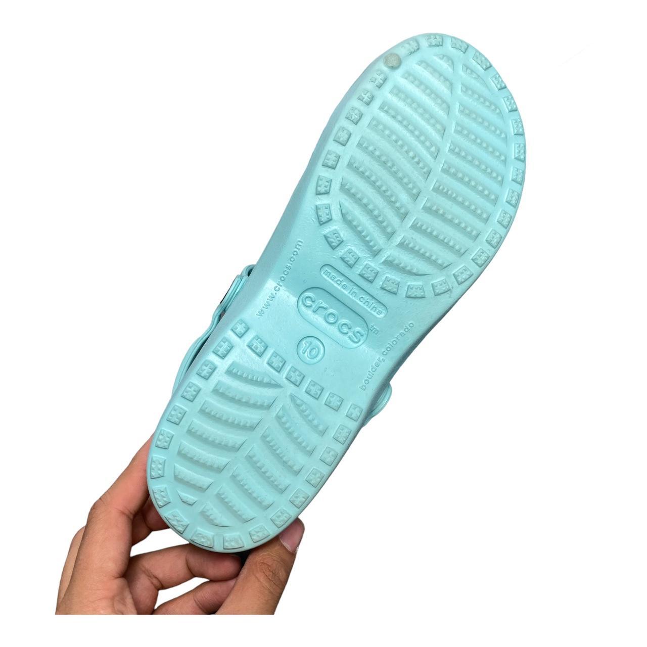 Crocs Women's Blue Clogs | Depop