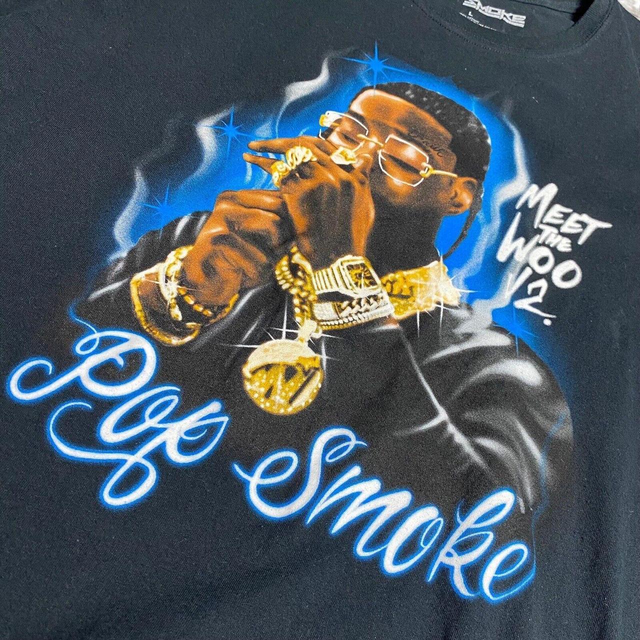 Pop smoke T-shirt graphic print Meet the woo V2... - Depop