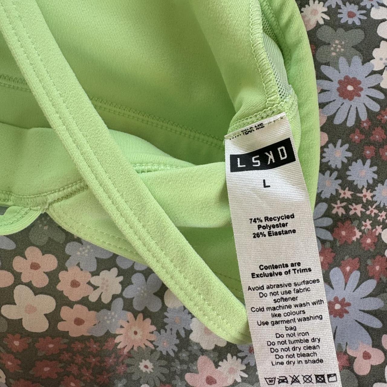 LSKD Bree Masters Velocity Sports Bra - Pastel Lime... | Depop