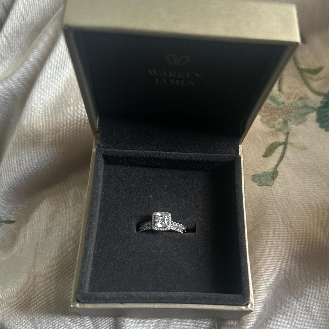 Warren James Silver 2 Ring Duet Set Size M With... | Depop