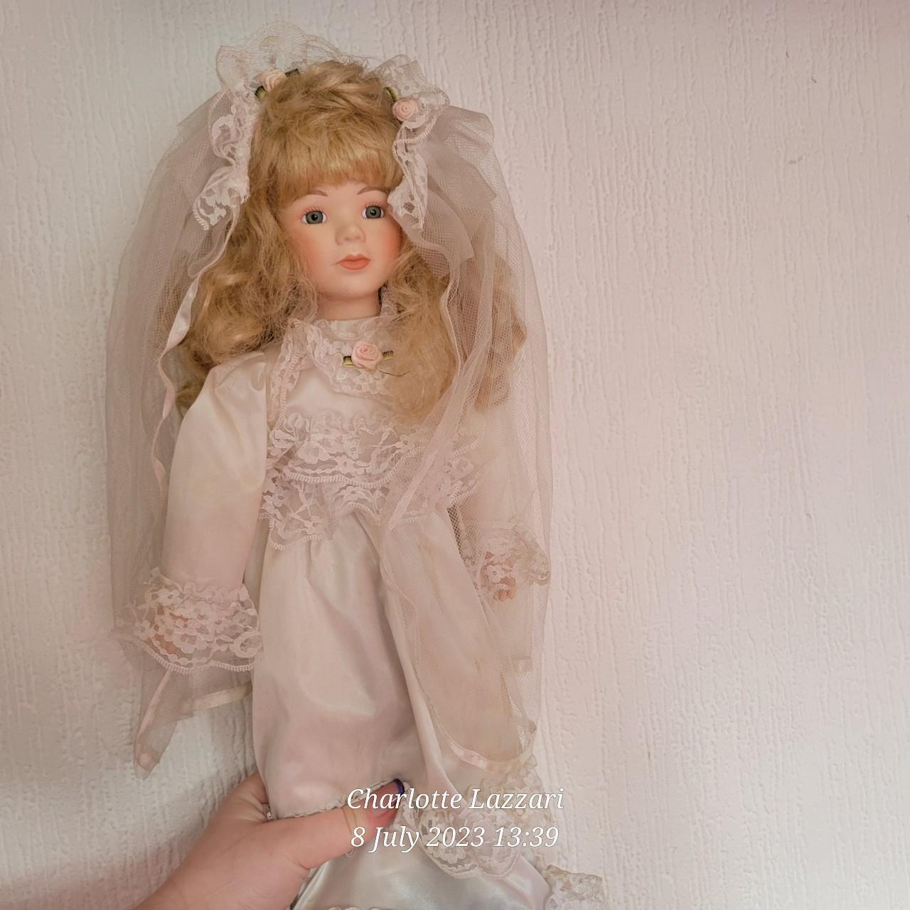 The classique collection porcelain doll crystal... - Depop