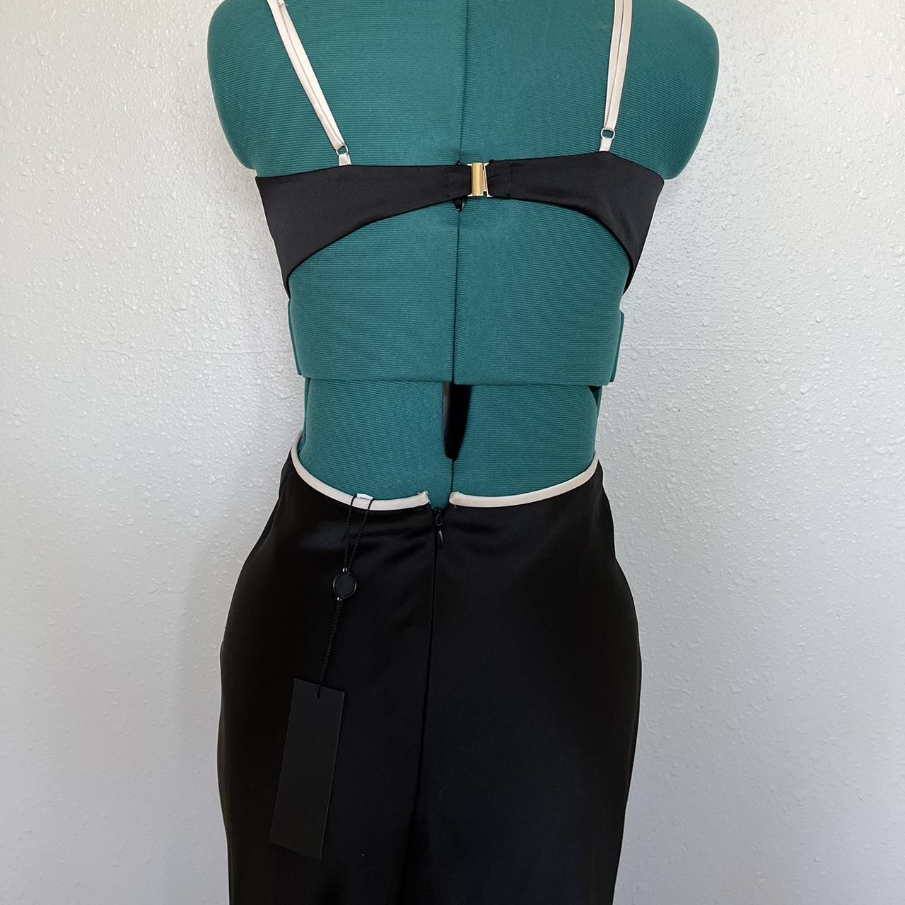 Gianni Bini Women's Black and White Dress | Depop