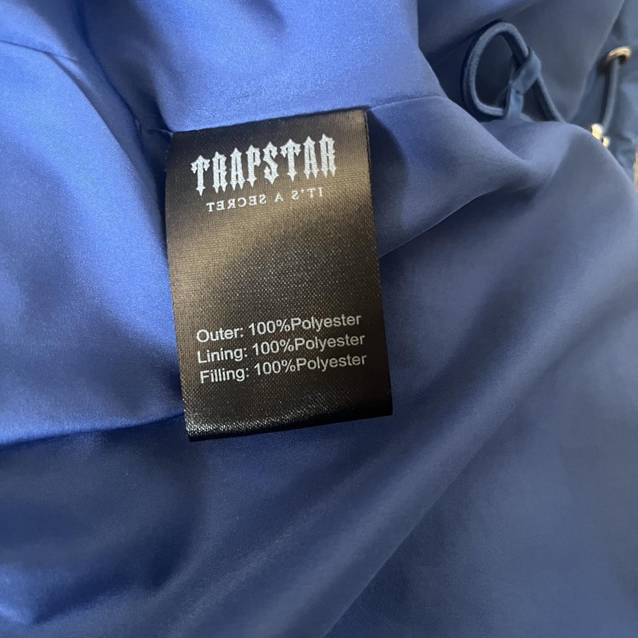 Xs Blue Trapstar Irongate Coat Detachable Hood... - Depop