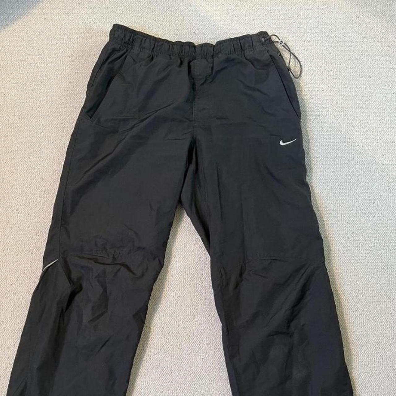 Nike shell pants. Elastic adjustable cuffed leg.... - Depop