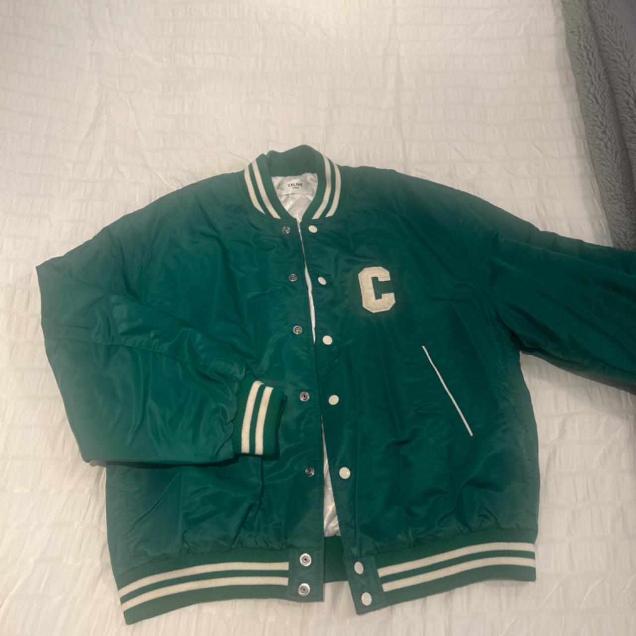 Emerald Green Celine Jacket (not authentic). Never... - Depop