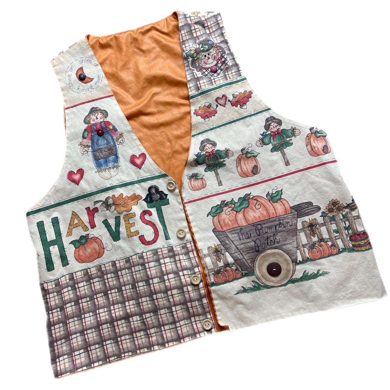 Super cute fall harvest vest. Perfect seasonal touch... - Depop