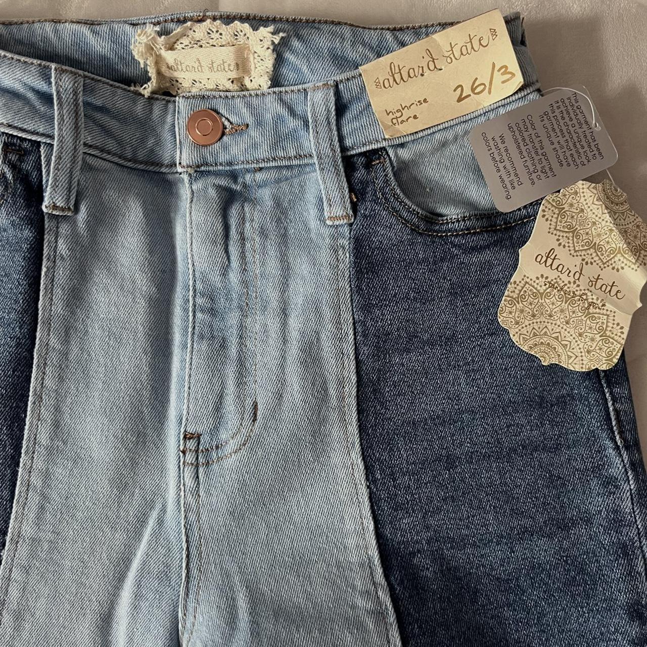 BRAND NEW: Altar’d State Flare Jeans SIZE: 26/3... - Depop
