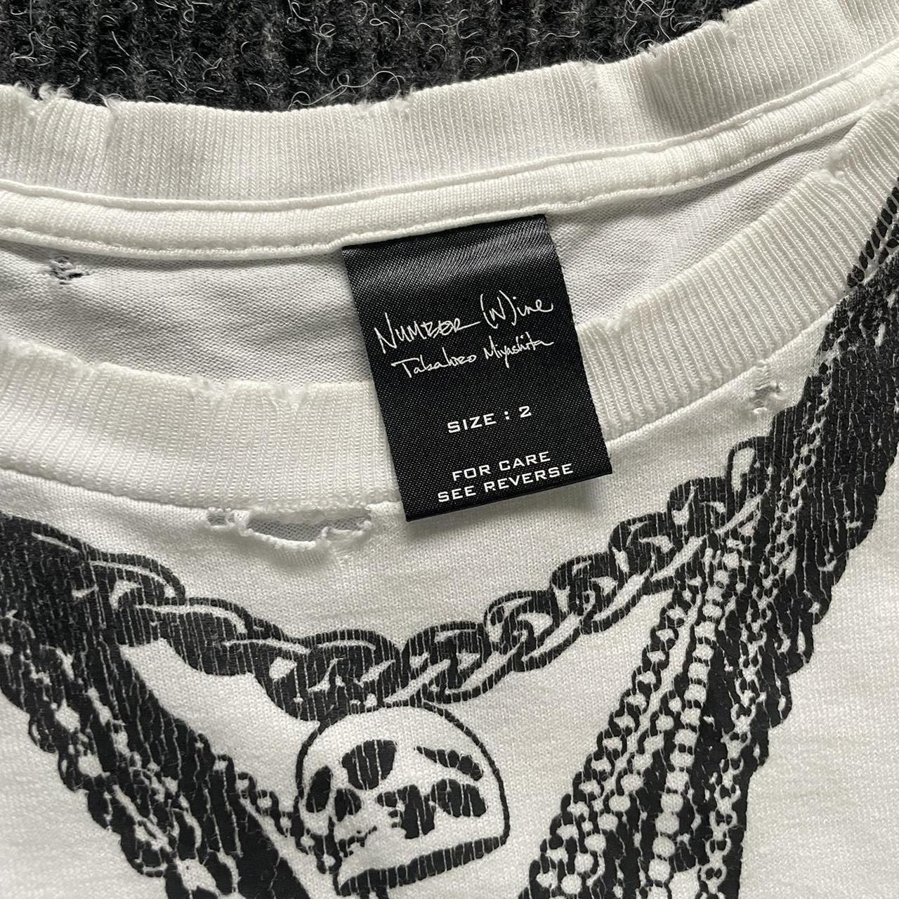 Number (n)ine rosary chain shirt Send offers... - Depop