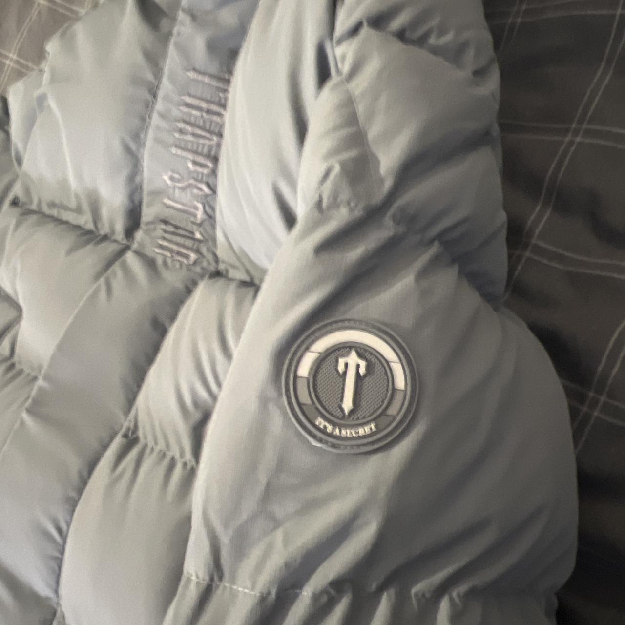 Trapstar decoded 2.0 puffer coat grey unworn... - Depop