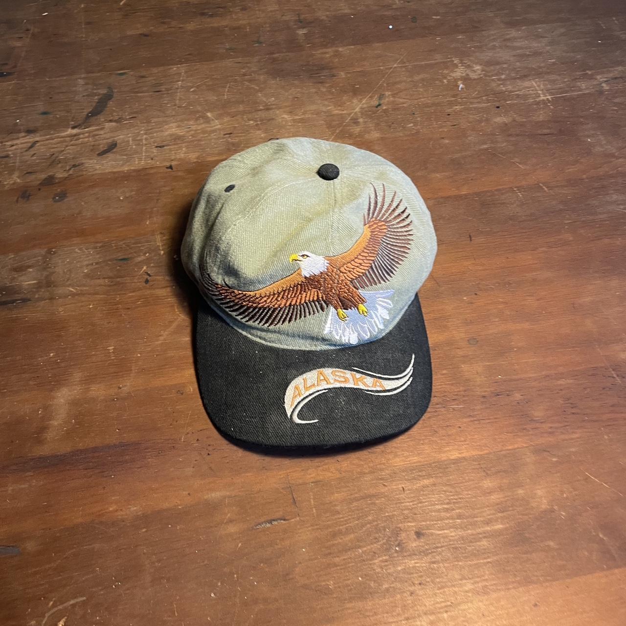 Vintage Alaska Cap with bald eagle on the front.... | Depop