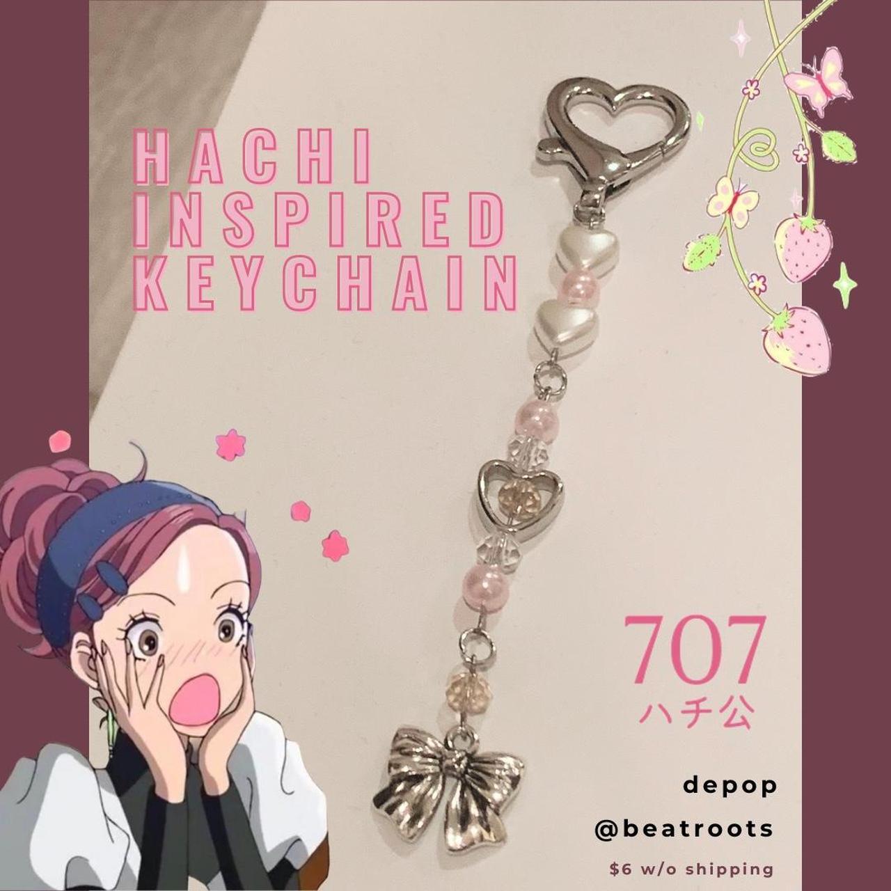 nana - hachi inspired keychain ⊹˚. ♡.𖥔 ݁ ˖ ^^... - Depop