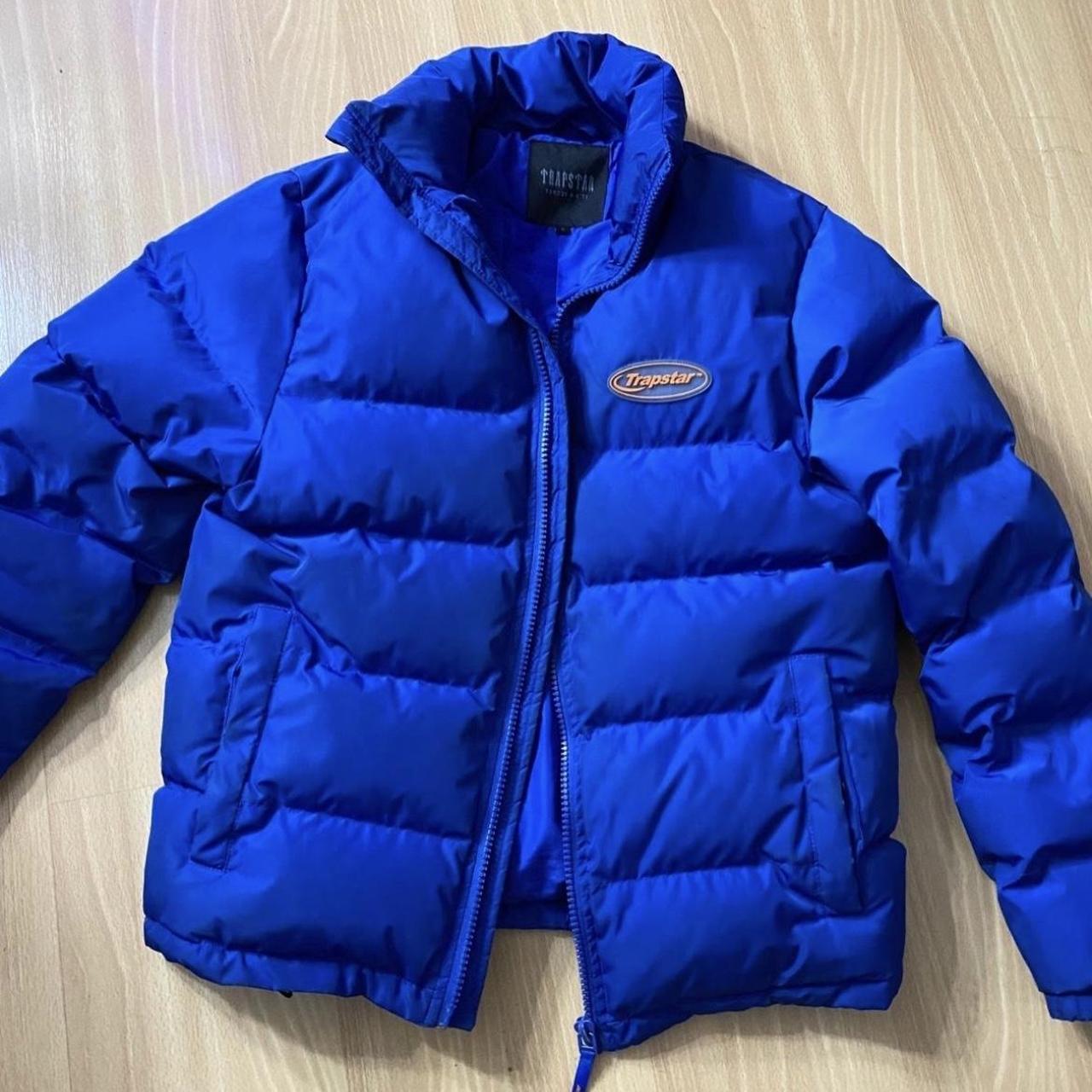 Blue trapstar coat - Depop