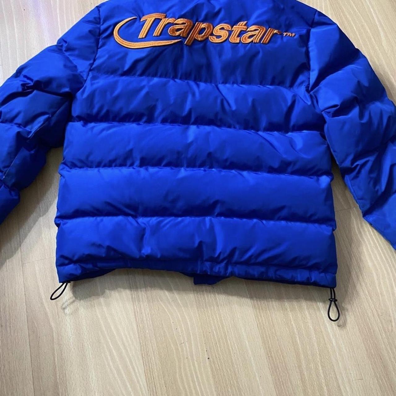 Blue trapstar coat - Depop