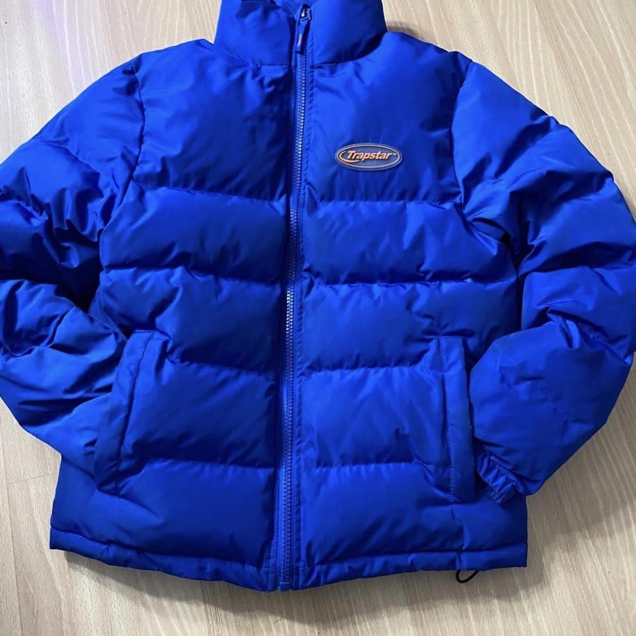 Blue trapstar coat - Depop