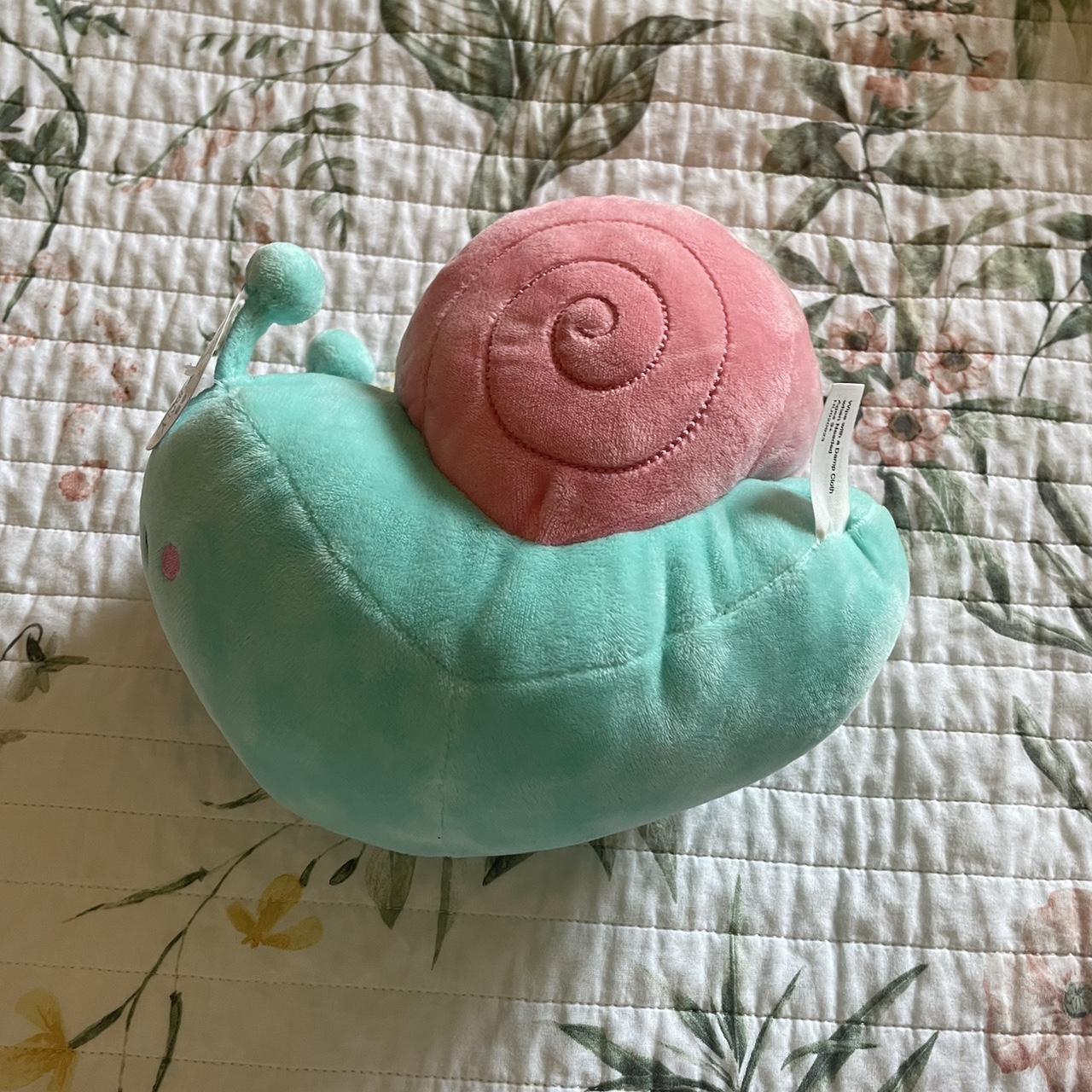 cute snail plush (not jellycat, tagged for... - Depop