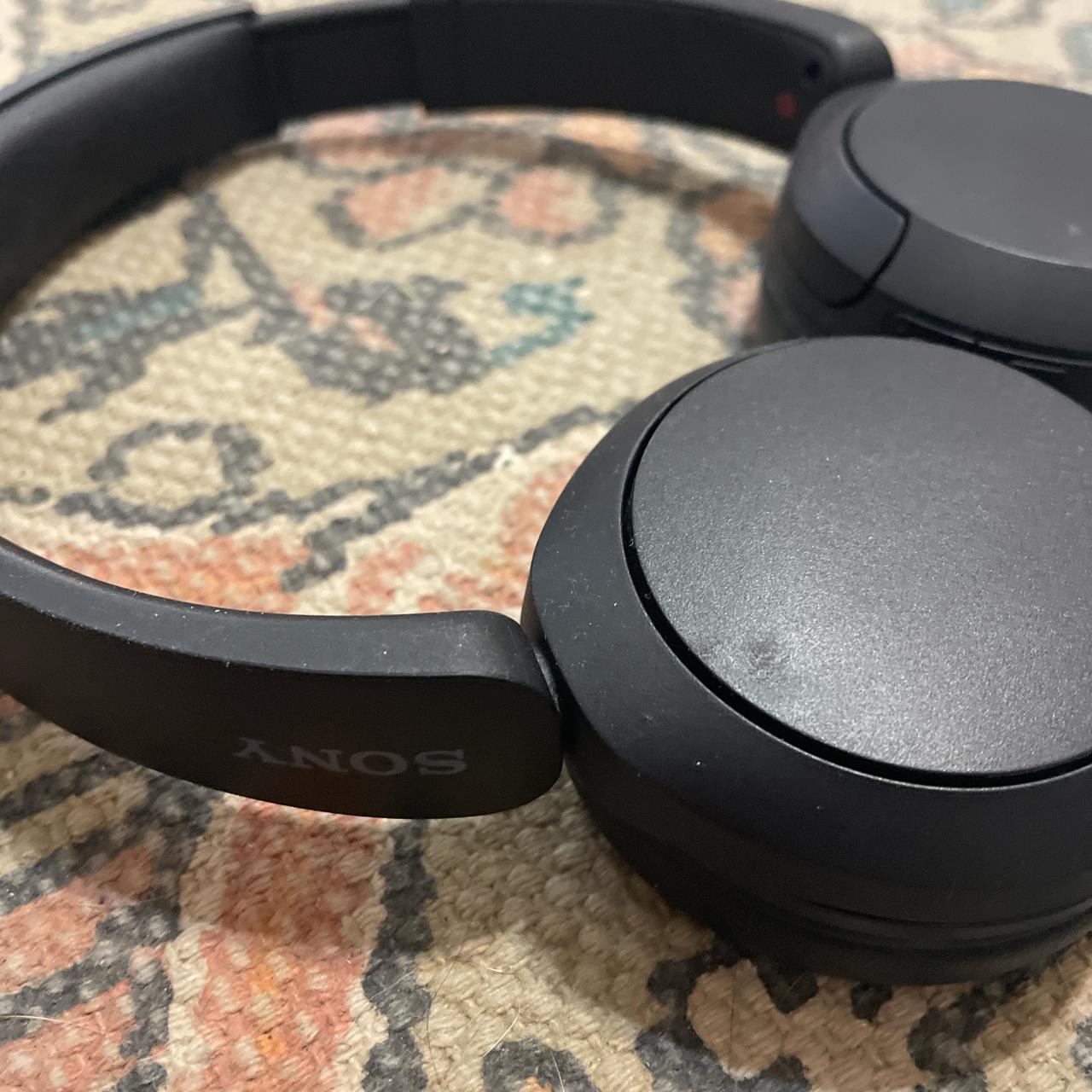 bluetooth black brand new sony headphones - i can... | Depop