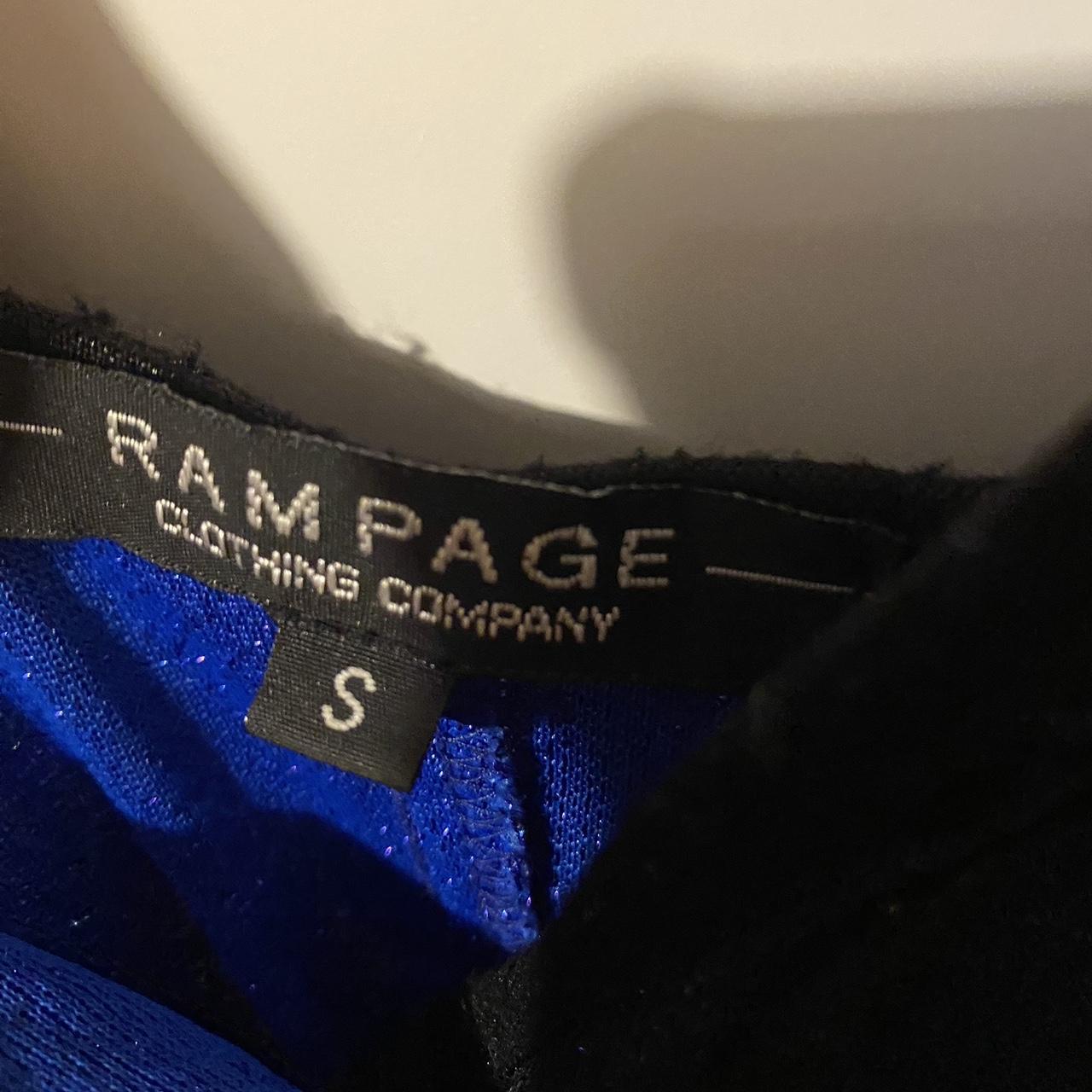 Vintage style rampage dress Blue and sparkly... - Depop