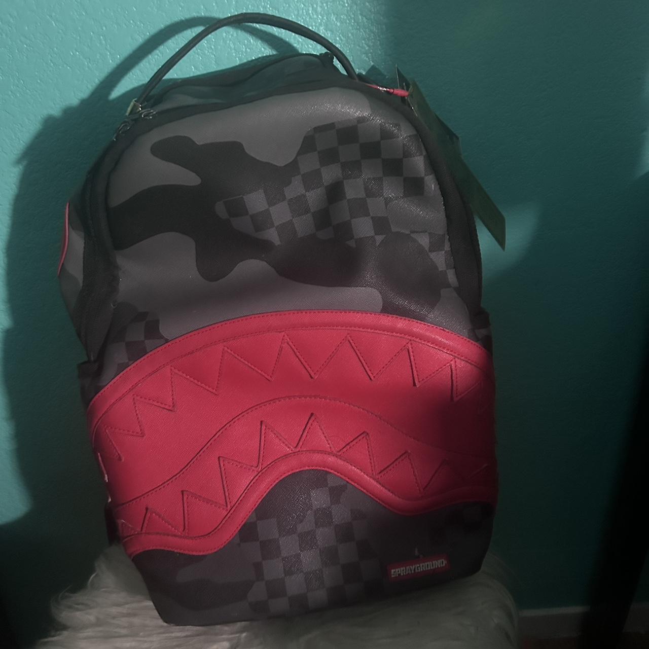 SPRAYGROUND BACK PACK -black & red -comes with... - Depop