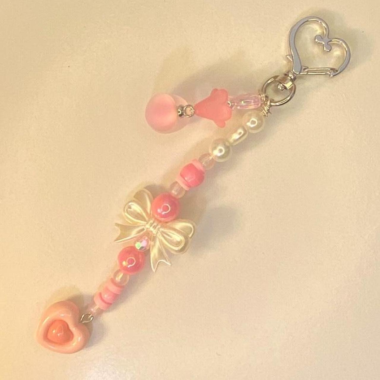 Handmade heart keychain Completely handmade with... - Depop