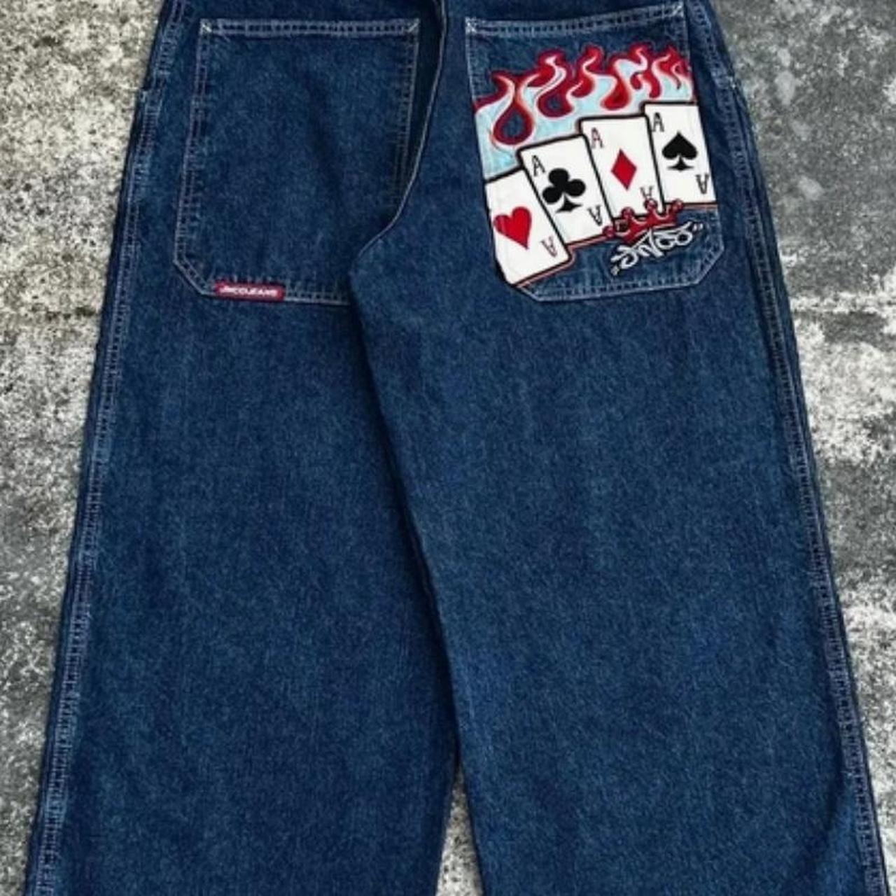 Really sick custom jncos Size 34” #jncos #jnco... - Depop