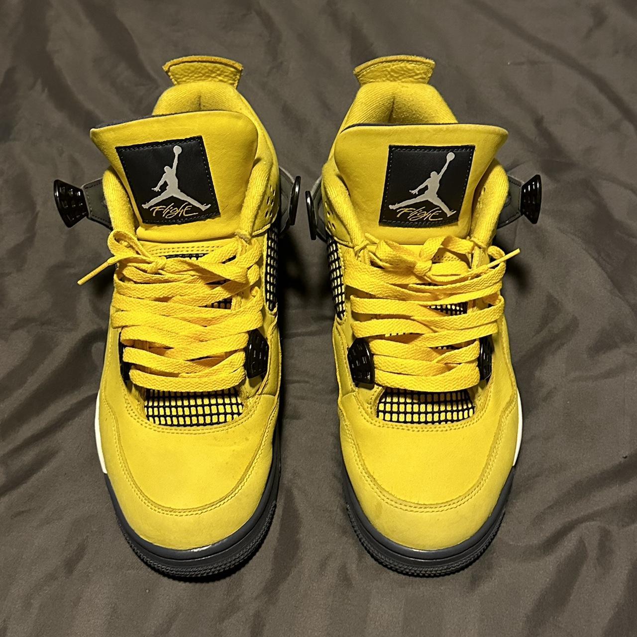 jordan 4 lightning sz 11.5 lightly used og all with box - Depop
