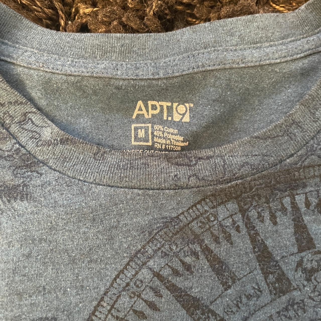Apt 9 Shirt atlantic ocean aop tee super sick... - Depop