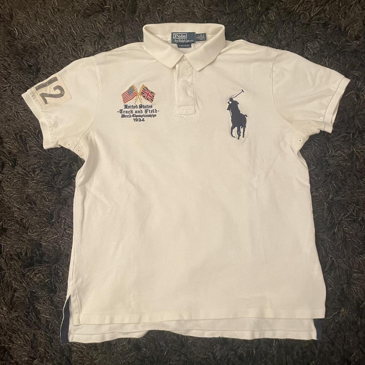 Polo Ralph Lauren Shirt Big Pony Great Britain... - Depop